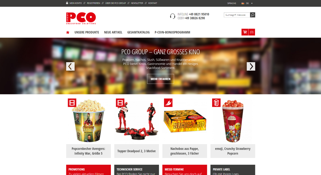 Marschall Electronics - Webdesign Referenzen